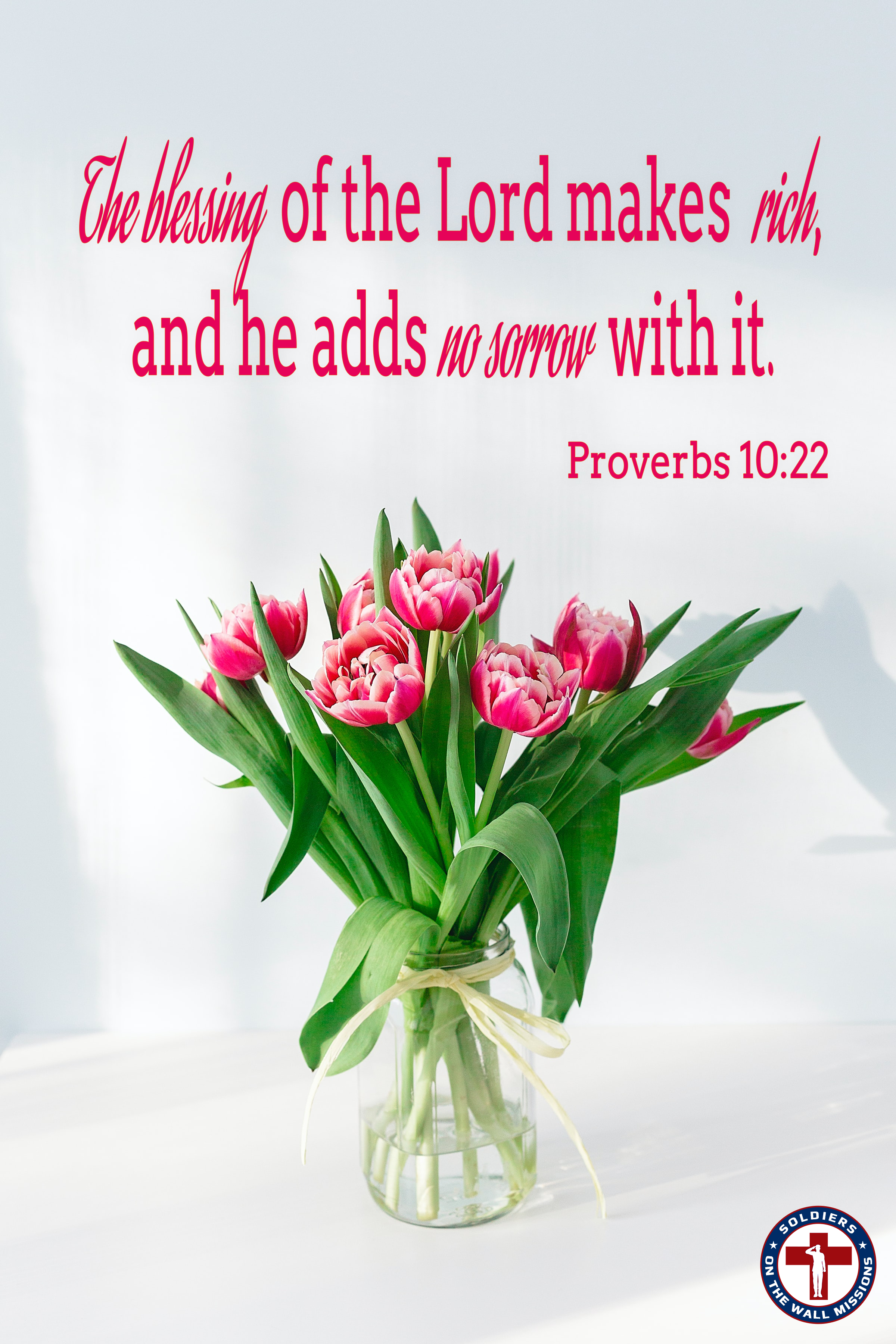 His Blessing Makes You Rich | Proverbs 10:22 | Verse of the Day ...